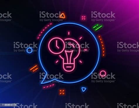 時間管理行アイコンアイデア電球サイン時計ベクトル アイコンのベクターアート素材や画像を多数ご用意 アイコン イラストレーション