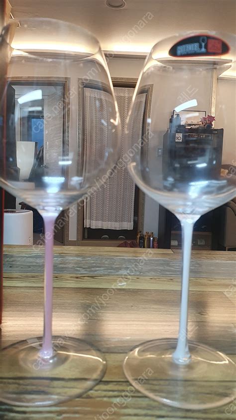 리델 파토마노 올드월드 피노누와 와인잔 핑크 화이트 리빙 생활 중고나라