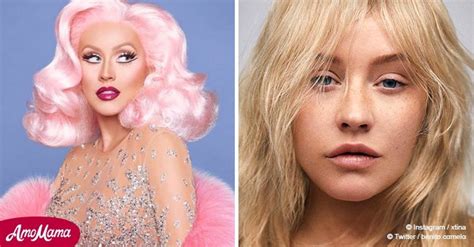 Christina Aguilera Looks Absolutely Unrecognizable After She Poses