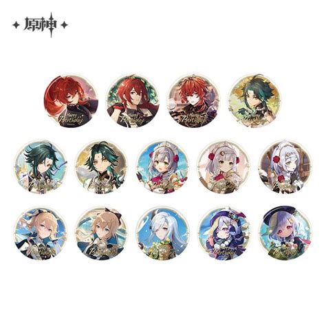 Qiqi Destined Day Series Theme Badge 2022 6cm Genshin Impact Kyou