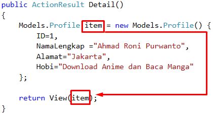 Kode Dot Net ASP NET MVC Part Membuat Model