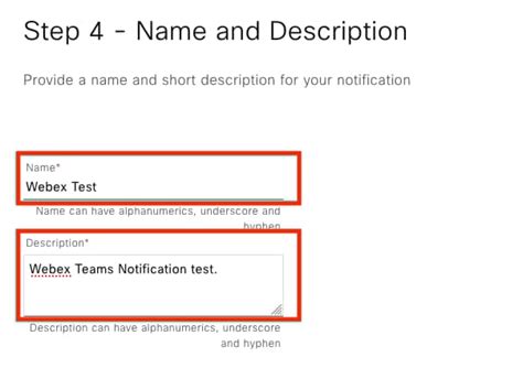 Configure Catalyst Center Event Notifications For Webex Cisco