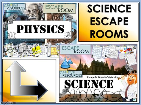 Physics Escape Rooms Science Teaching Resources