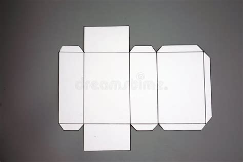 Geometry Net Of Rectangular Prism Pyramid Cube Stock Image Image Of Geometrical White