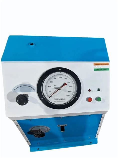 Analog Compression Testing Machine Single Gauge Capacity 2000kn At