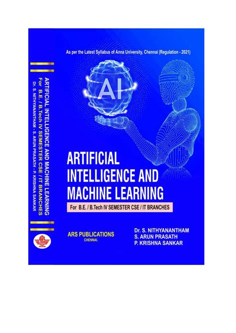 (PDF) Artificial Intelligence and Machine Learning