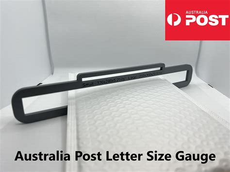 Australia Post Auspost Small And Large Letter Size Gauge Etsy Australia