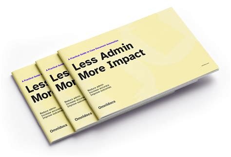 Less Admin More Impact Unlocking Efficiency With Automated Document