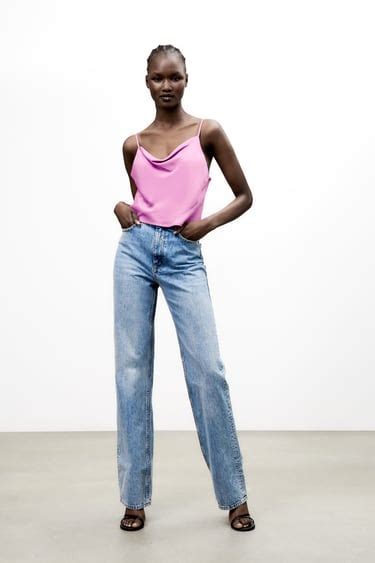 Womens Camisole Tops Explore Our New Arrivals Zara United Kingdom