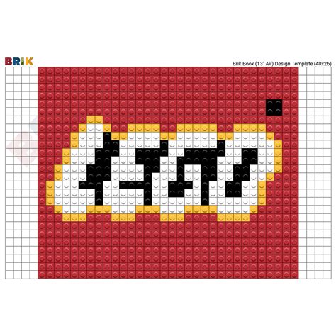 Lego Logo Pixel Art Pixel Art Templates Pixel Art Design Atelier