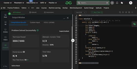 Day 21 Of Gfg160 Telukoti Vishal