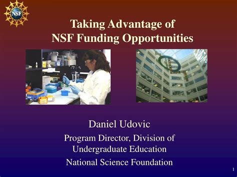 Ppt Taking Advantage Of Nsf Funding Opportunities Powerpoint