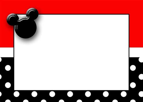 Mickey Mouse Ears Border Clip Art
