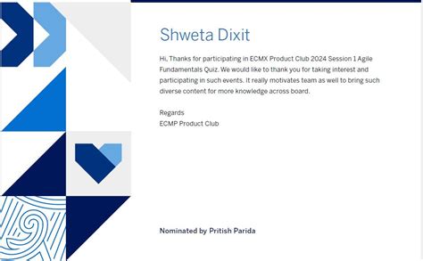 shweta dixit wadhwa on linkedin excited to share that i won the agile