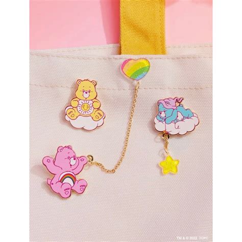 現貨 快速出貨 Care Bears 彩虹熊 胸針3入組 蝦皮購物
