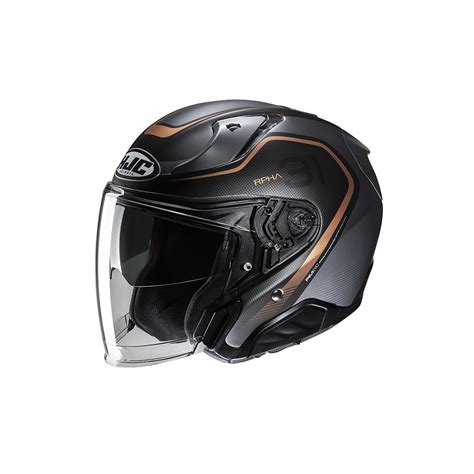 Casco Hjc Rpha 31 Kouv Negro Mate Bronce