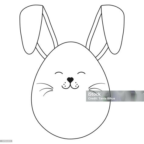 토끼 귀와 귀여운 얼굴을 가진 부활절 달걀 부활절 흰색 배경에 분리된 벡터 그림 0명에 대한 스톡 벡터 아트 및 기타 이미지 0명 4월 검색 Istock