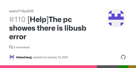 Help The Pc Showes There Is Libusb Error · Issue 110 · Exelix11