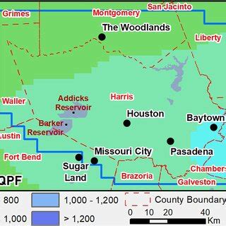 Five Days Hurricane Harvey Precipitation Depth Based On Stage Iv St