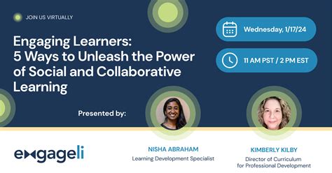 webinar 5 ways to unleash the power of social and collaborative learning