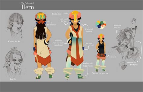 Video Game Illustration Character Sheet