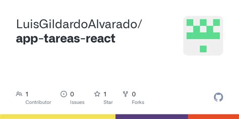 Github Luisgildardoalvarado App Tareas React