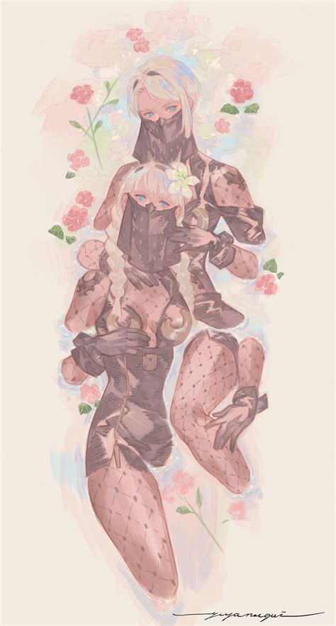 Beautiful Nier Automata Operator 6o And 21o By V8turbocharger R Nier