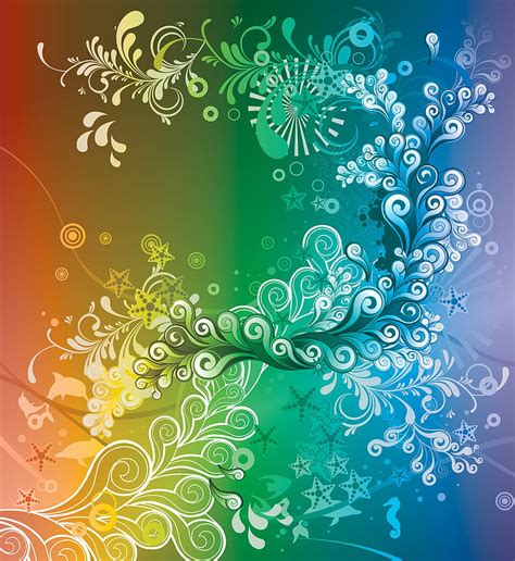 추상 꽃 배경 벡터 Eps Ai Uidownload