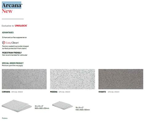 Buy Unilock Arcana Slab 12x24 South Shore Landscape Supply