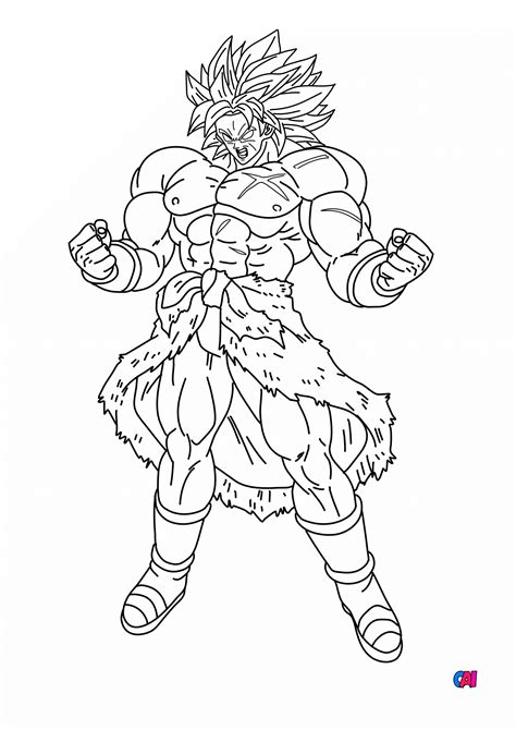 Imagen De Broly Para Pintar Dibujos Para Colorear De Dragon Ball Porn
