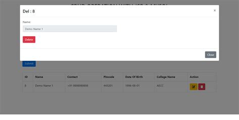 Github Krishnabharambe Crud Jsp Mysql The Simple Crud Operation Using Jsp Mysql Bootstrap