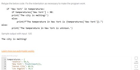 solved retype the below code fix the indentation as