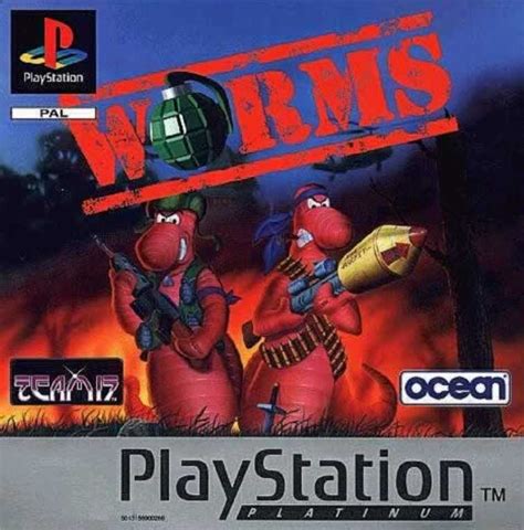 Worms Platinum Pal Psx Front Playstation Covers Cover Century Over 1 000 000 Album Art