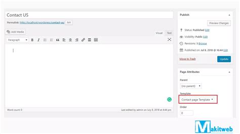 how to create custom page template in wordpress ppt