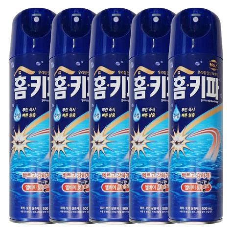 홈키파 엘비이 수성알파 뉴 에어로솔 500ml X 5개 홈플러스 택배배송