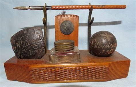 Gettysburg Relic Desk Set Griffin Militaria