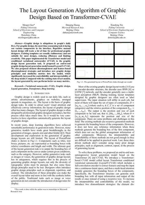 The Layout Generation Algorithm Of Graphic Design Based On Transformer Cvae Deepai