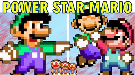 Power Star Mario In Nintendo World Friday Night Funkin Devil Mario