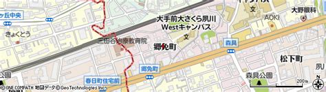 兵庫県西宮市郷免町の地図 住所一覧検索｜地図マピオン