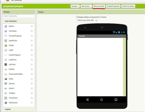 Remove Screeen From App Mit App Inventor Help Mit App Inventor
