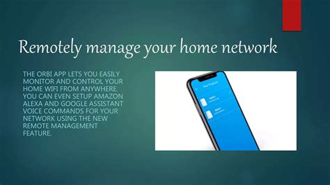 Orbi Routers Connected With Phone Ppt