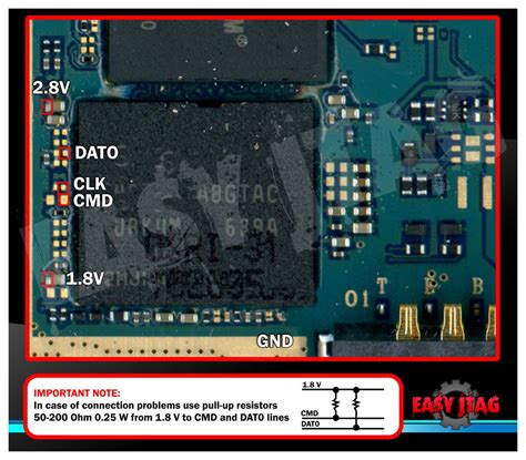 Samsung Galaxy M Ufs Isp Pinout To Bypass Frp User Lock And Flashing Images
