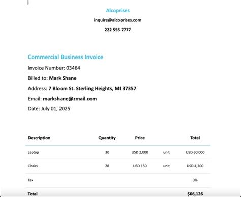 Best Templates To Create An Invoice In Google Docs Techwiser