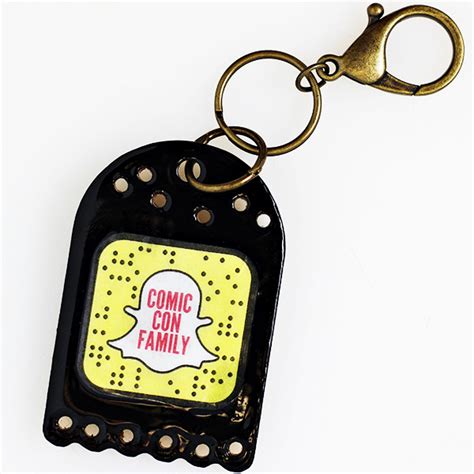 DIY Snapchat Code Keychain Craft Tutorial