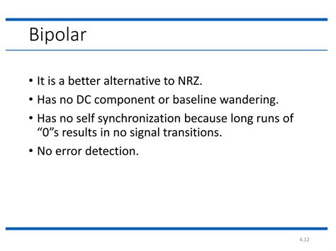 3 Line Coding Bipolar Multilevel Multitransition Pptx