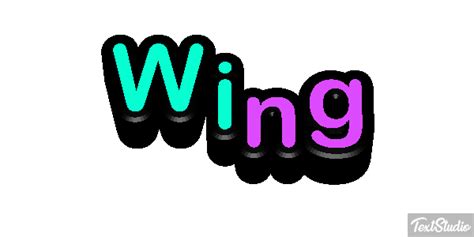Wing Word Animated  Logo Designs