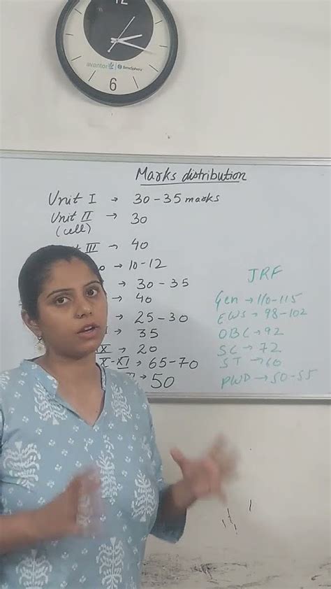 Marks Distribution For Csir Net Csirnet2024ntajrfcsirlifescience