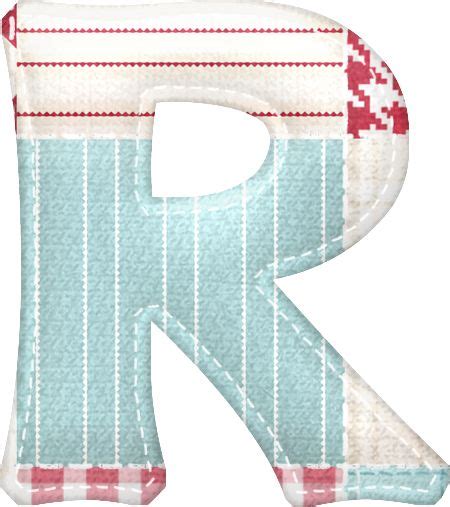 R Patchwork Christmas Nitwit Collections Lettering Alphabet Cute