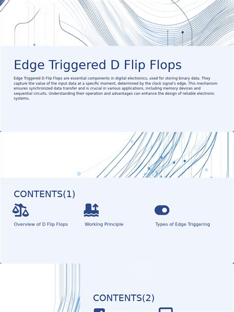 Edge Triggered D Flip Flops Pdf Digital Electronics Electronic