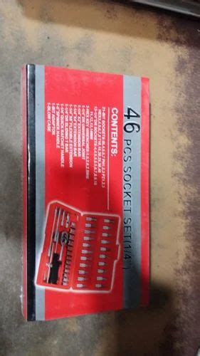 1 4 Drive 46 Pcs Socket Set At Rs 450 Piece Socket Kits In Delhi Id